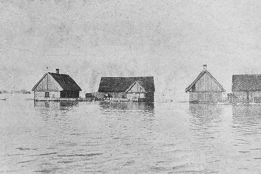 Pred 100 leti v Slovencu o velikih poplavah po Evropi - Slovenec